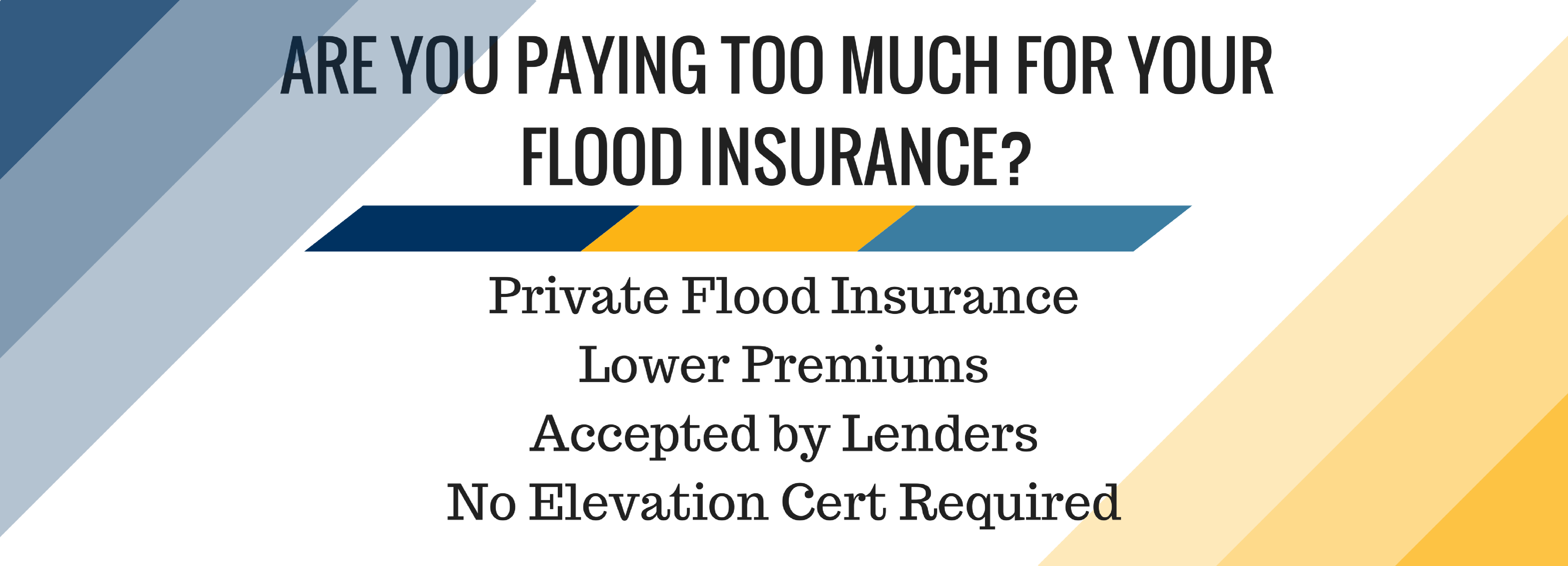 NCIP vs. National Flood Insurance Program - Affordable Flood Insurance